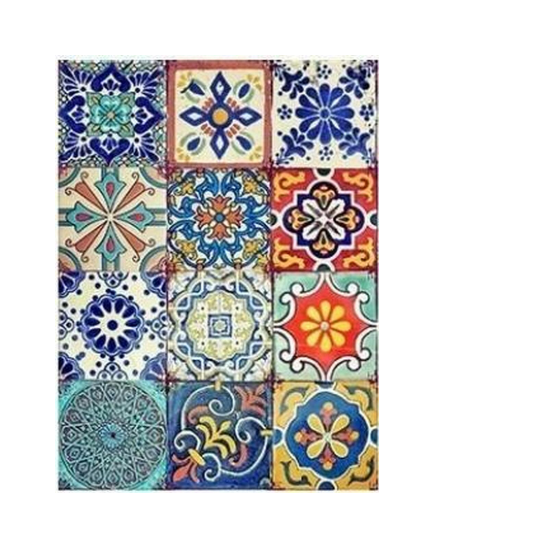 Colorful Tiles - Rice Decoupage Paper – Touched Up Classics (Reinvented ...