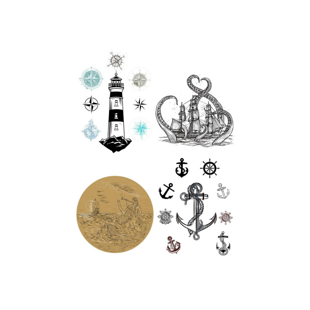 Nautical Life Transfer – Touched Up Classics (Reinvented Heirlooms)